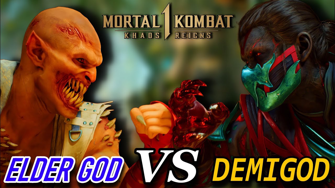 ELDER GOD VS DEMIGOD 【Mortal Kombat 1 Khaos Reigns】 - YouTube