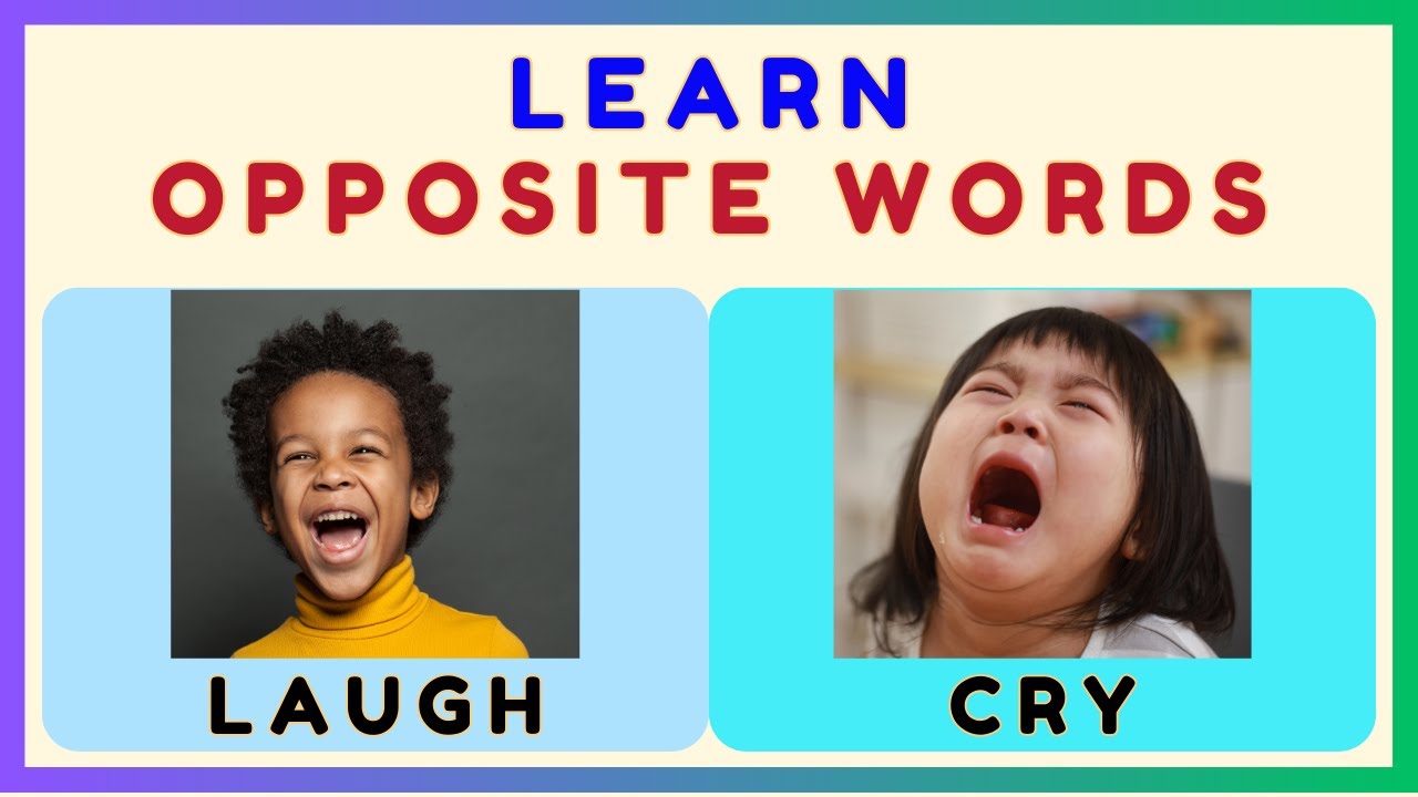 Learn the Opposite Words -- Basic Words -- Reading & Vocabulary Skills ...