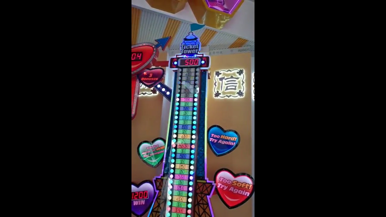 Lucky Tower - Redemption Games - YouTube