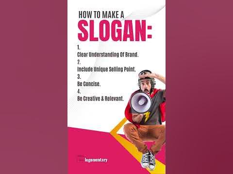 How to design a slogan | How to make a slogan | Slogan essentials ...