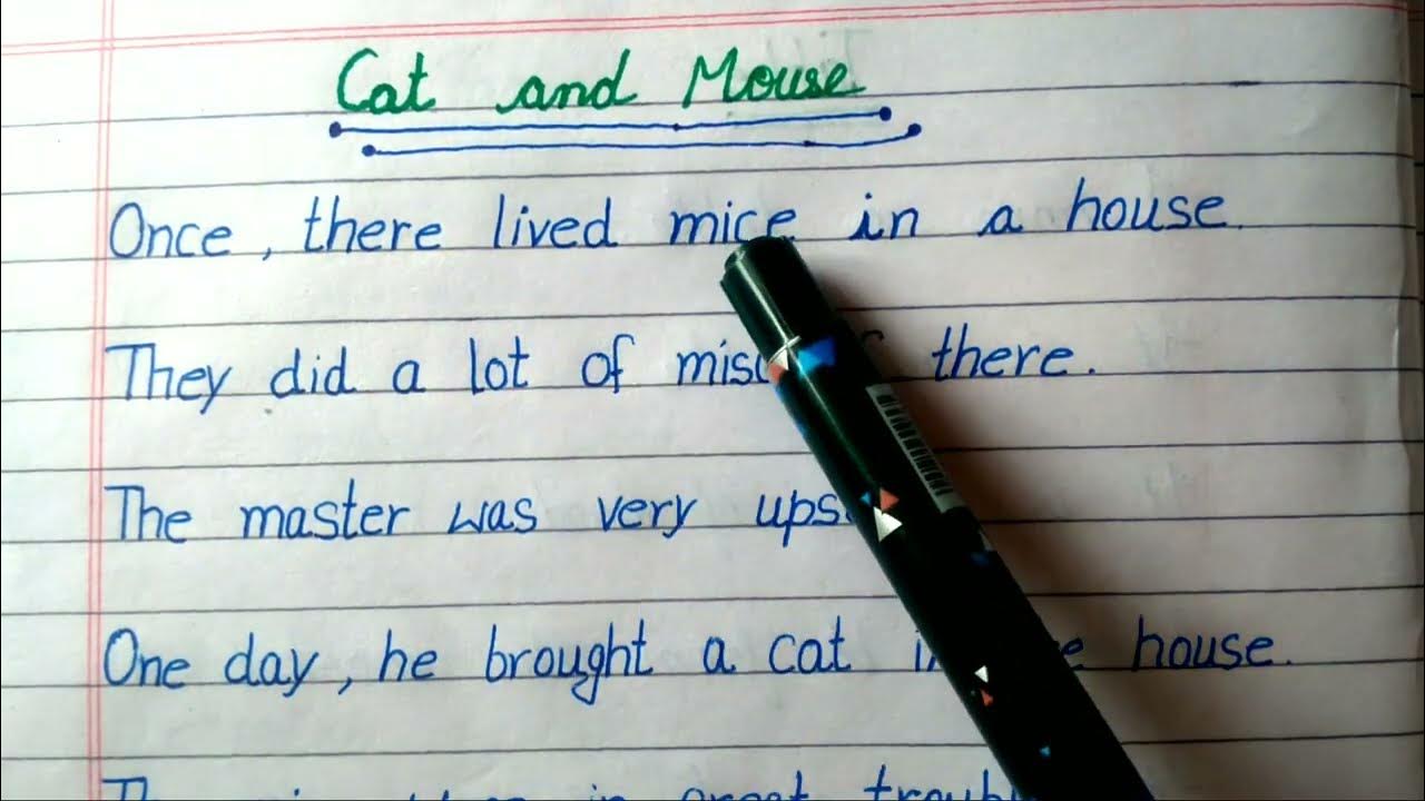 10 lines story on cat and mouse // short story on cat and mouse with ...