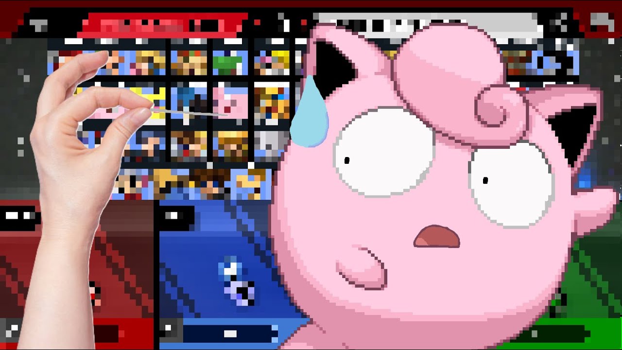 Using EVERY CHARACTER to beat Jigglypuff in Smash - YouTube