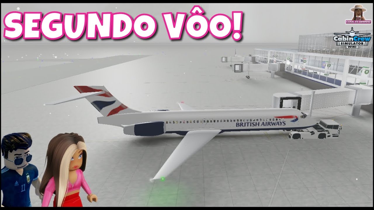 Cabin Crew Simulator: Segundo Vôo! Avião: Boeing 717-200! ️ [Roblox ...