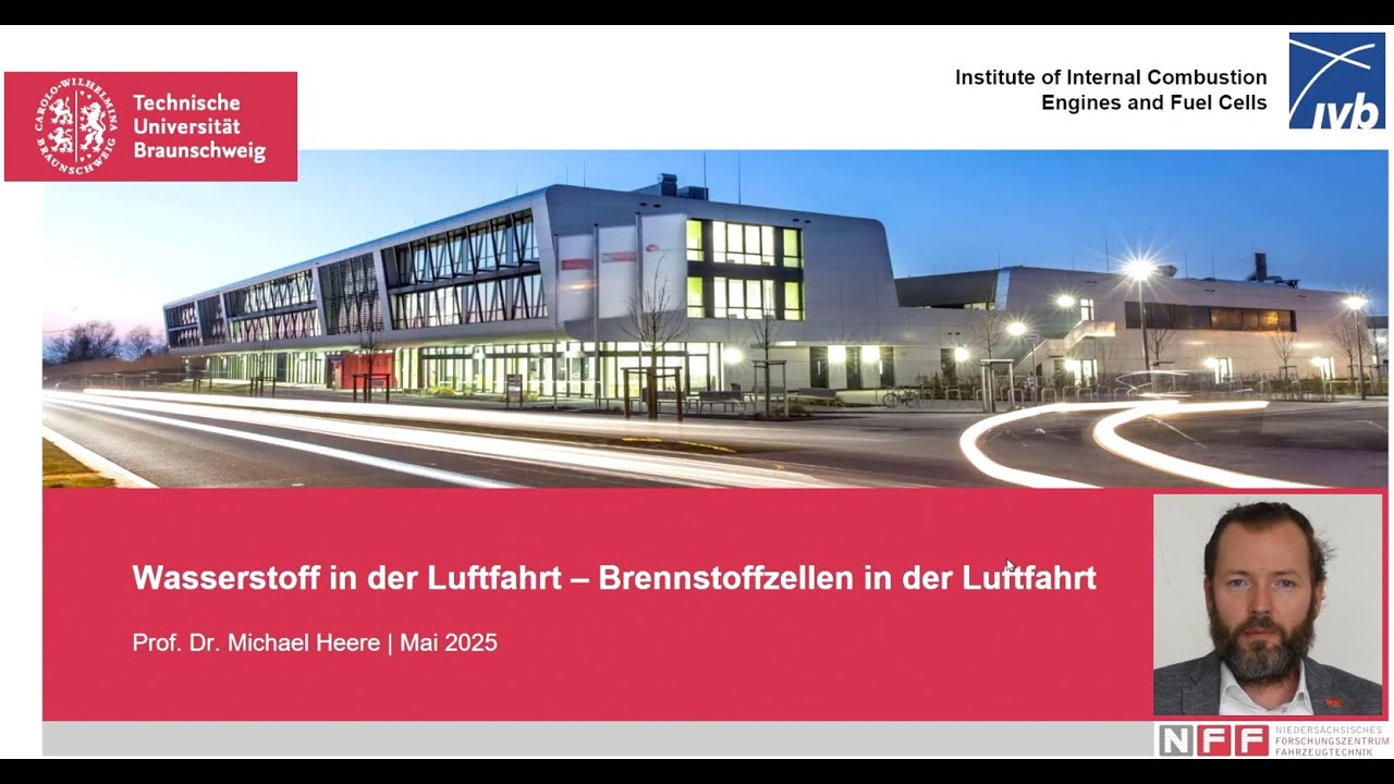 Wasserstoff in der Luftfahrt - Brennstoffzellen in der Luftfahrt, Prof ...