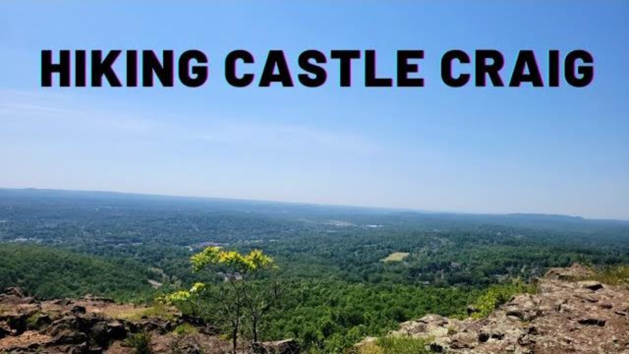 Hiking Castle Craig Trail Trail Hubbard Park Meriden CT - YouTube