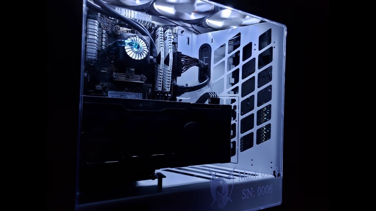 Snow Storm: Gamer Storm Genome II Ryzen 2600/GTX 1070 Gaming PC - YouTube