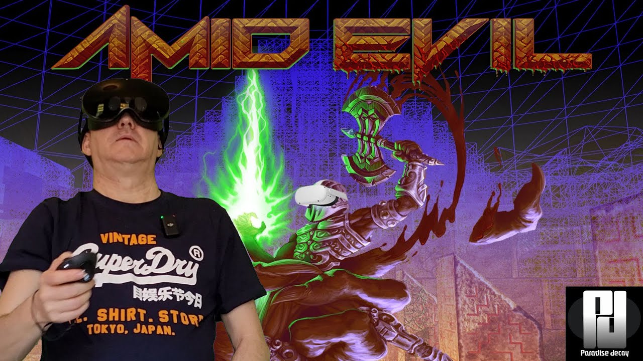 AMID EVIL VR is an AMAZING 80's Inspired Shooter! / Quest 2 / Quest Pro ...