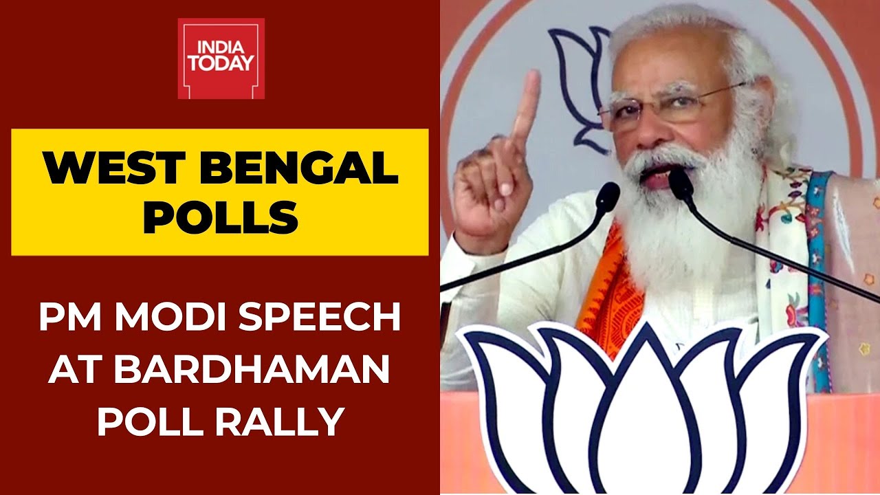 PM Narendra Modi Addresses Poll Rally Live in Bardhaman | West Bengal ...