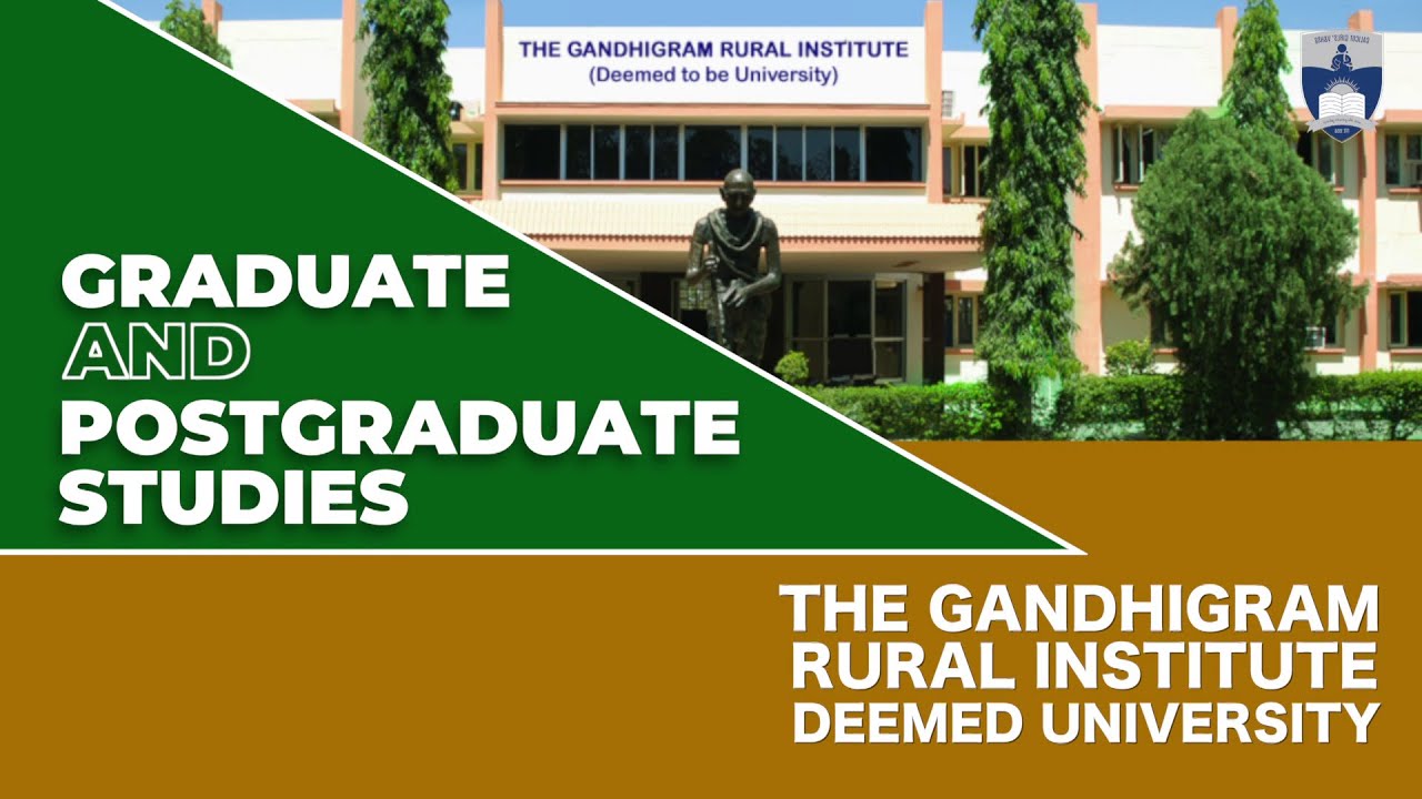ADMISSION 2021 @ GRADUATE & POST GRADUATE STUDIES IN GANDHIGRAM RURAL ...