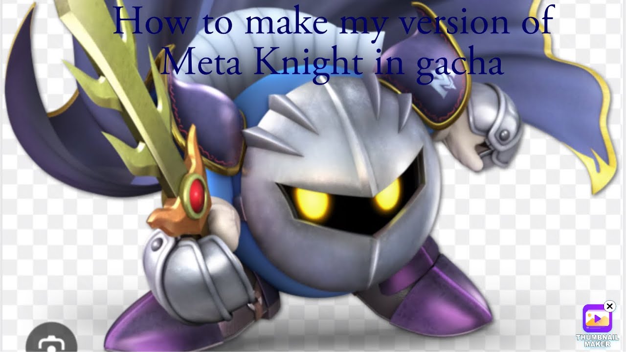 How to make my version of Meta knight in gacha club (first tutorial ...