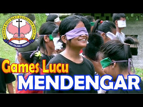 Games Lucu Tutup Mata, Tema Mendengarkan Tonton Sampai Habis