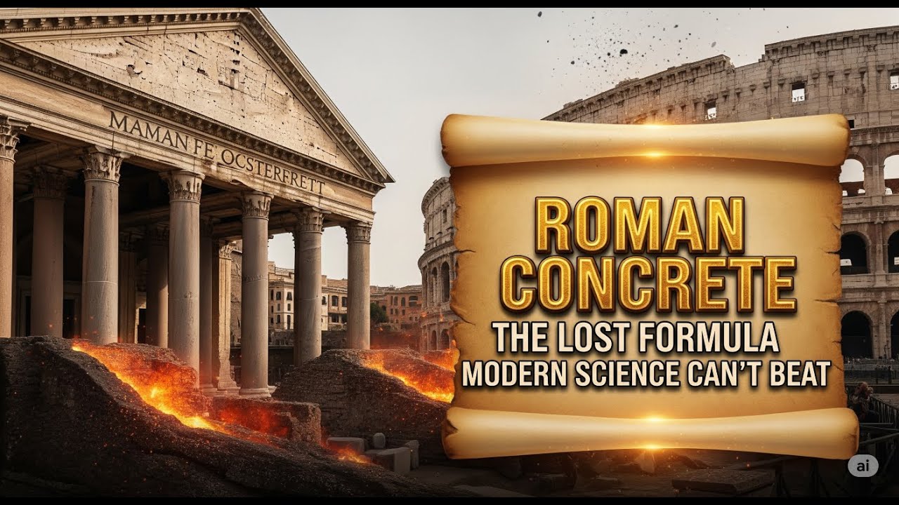 Roman Concrete: The Lost Formula That Modern Science Can’t Beat - YouTube