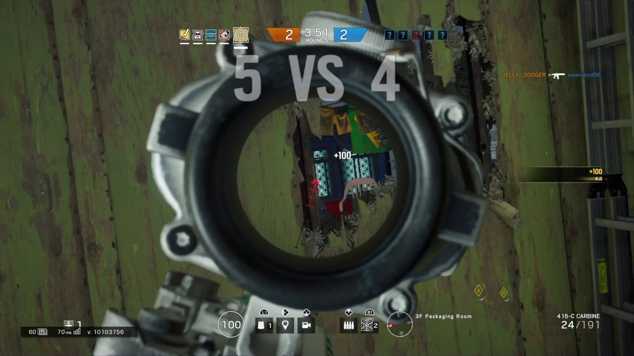 Rainbow six siege- Window push ace - YouTube