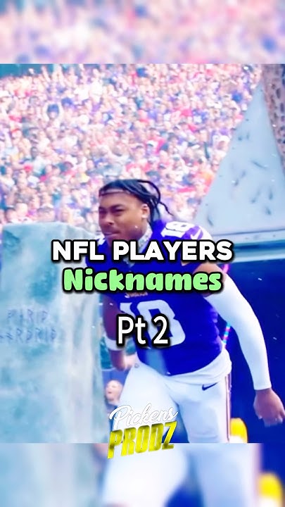 NFL players nicknames pt2 #music #football #music #nfl #edit #schooly #shorts - YouTube