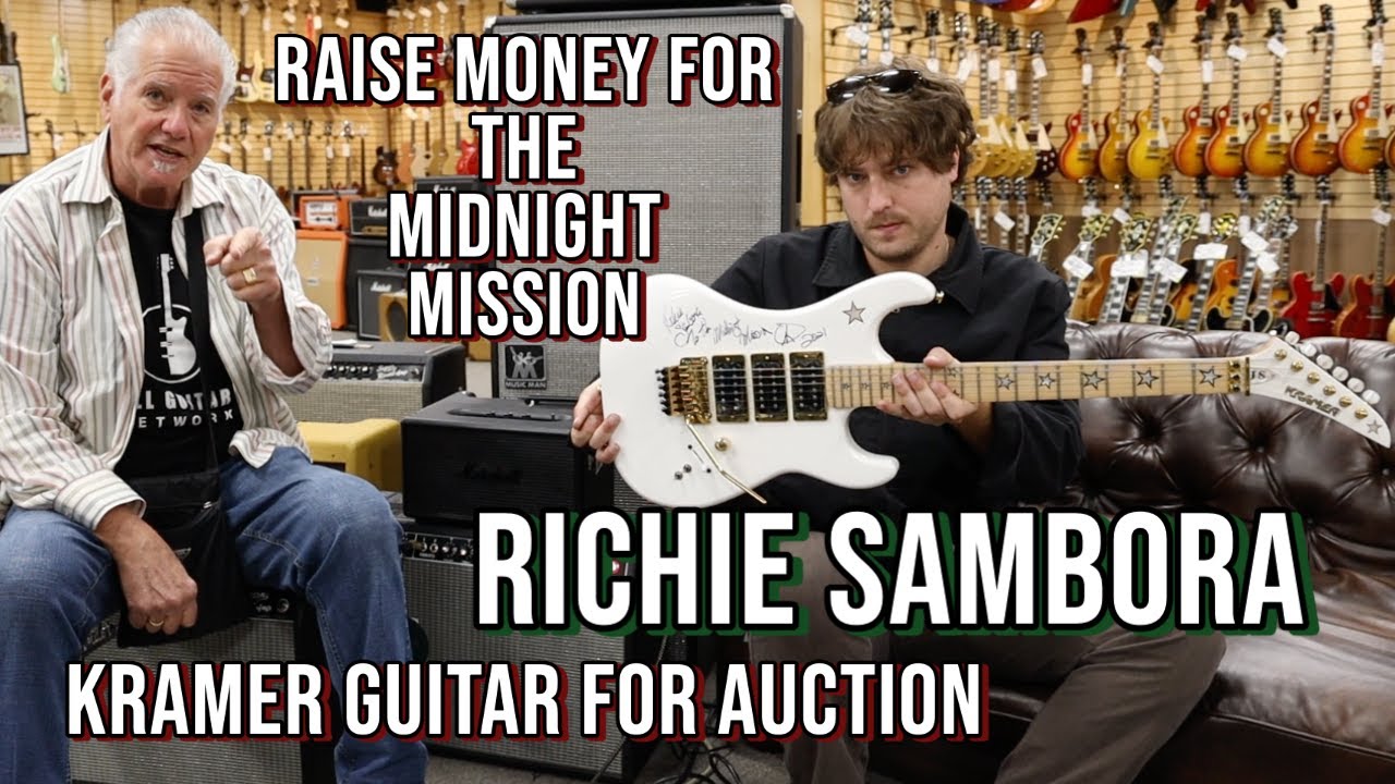 Richie Sambora's Kramer Custom RS Model Guitar with bonus guitar ...