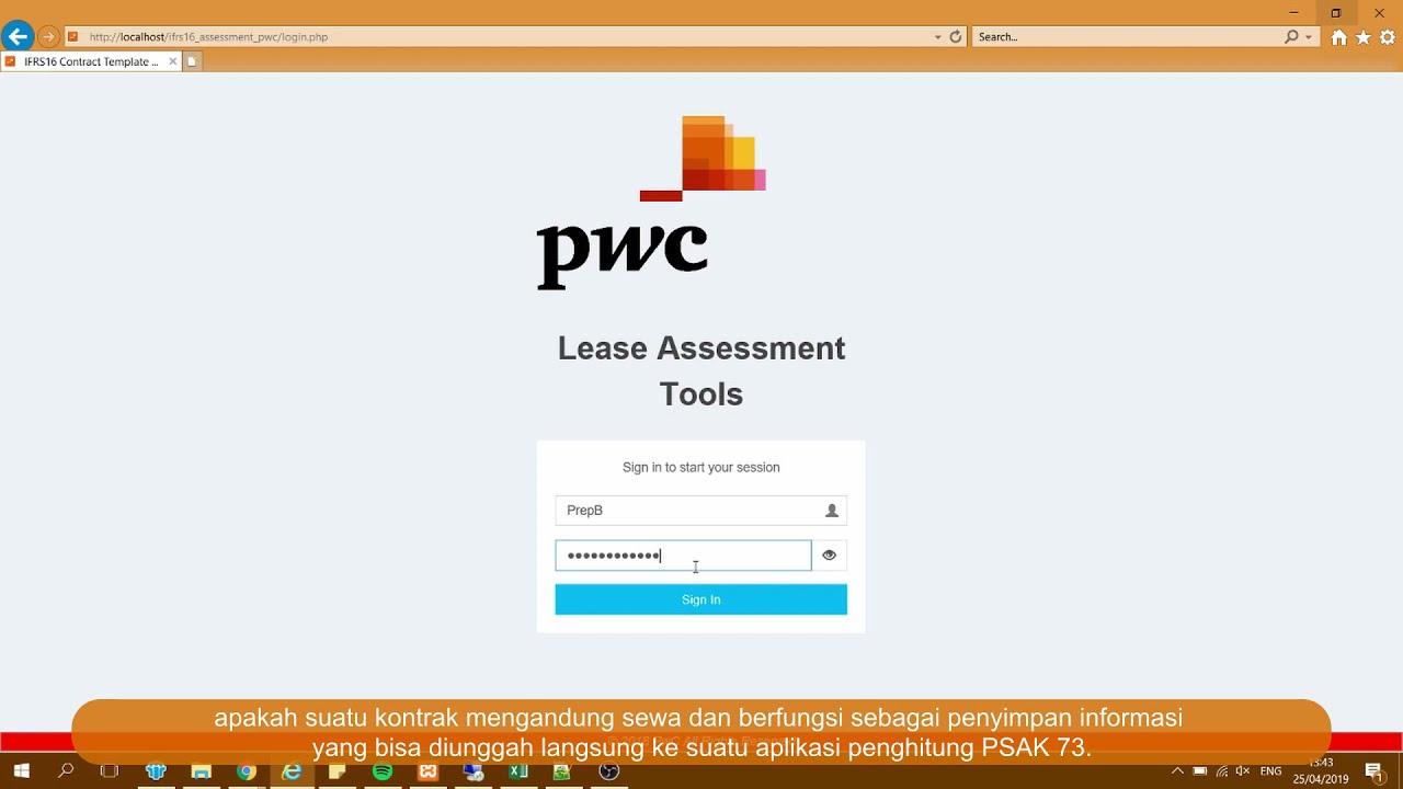 Tools PSAK 73 / IFRS 16 PwC Indonesia - YouTube