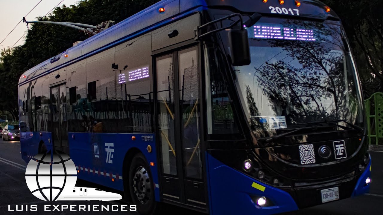 TROLEBUS EJE CENTRAL RECORRIDO COMPLETO DE NOCHE - YouTube