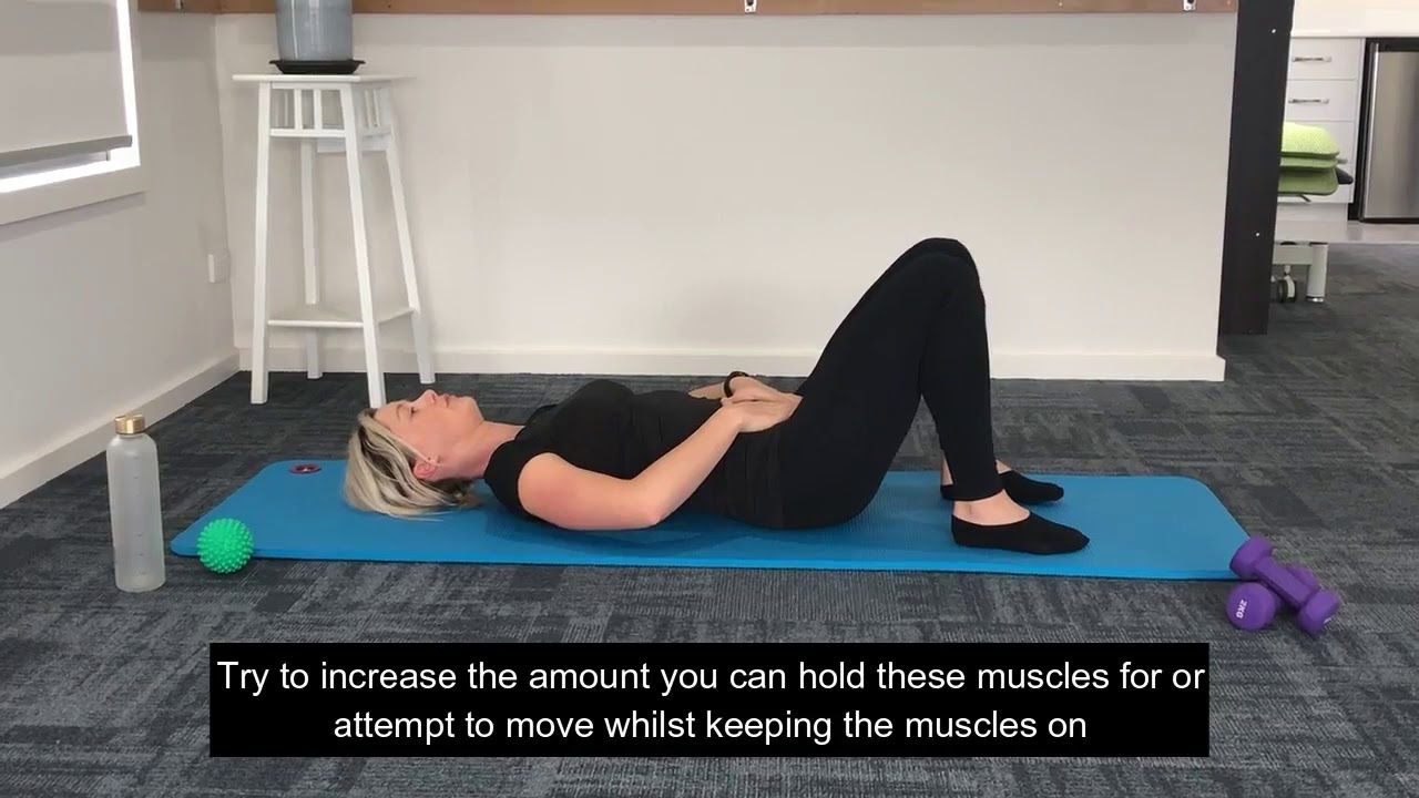 Core Activation (Transverse Abdominis) - YouTube
