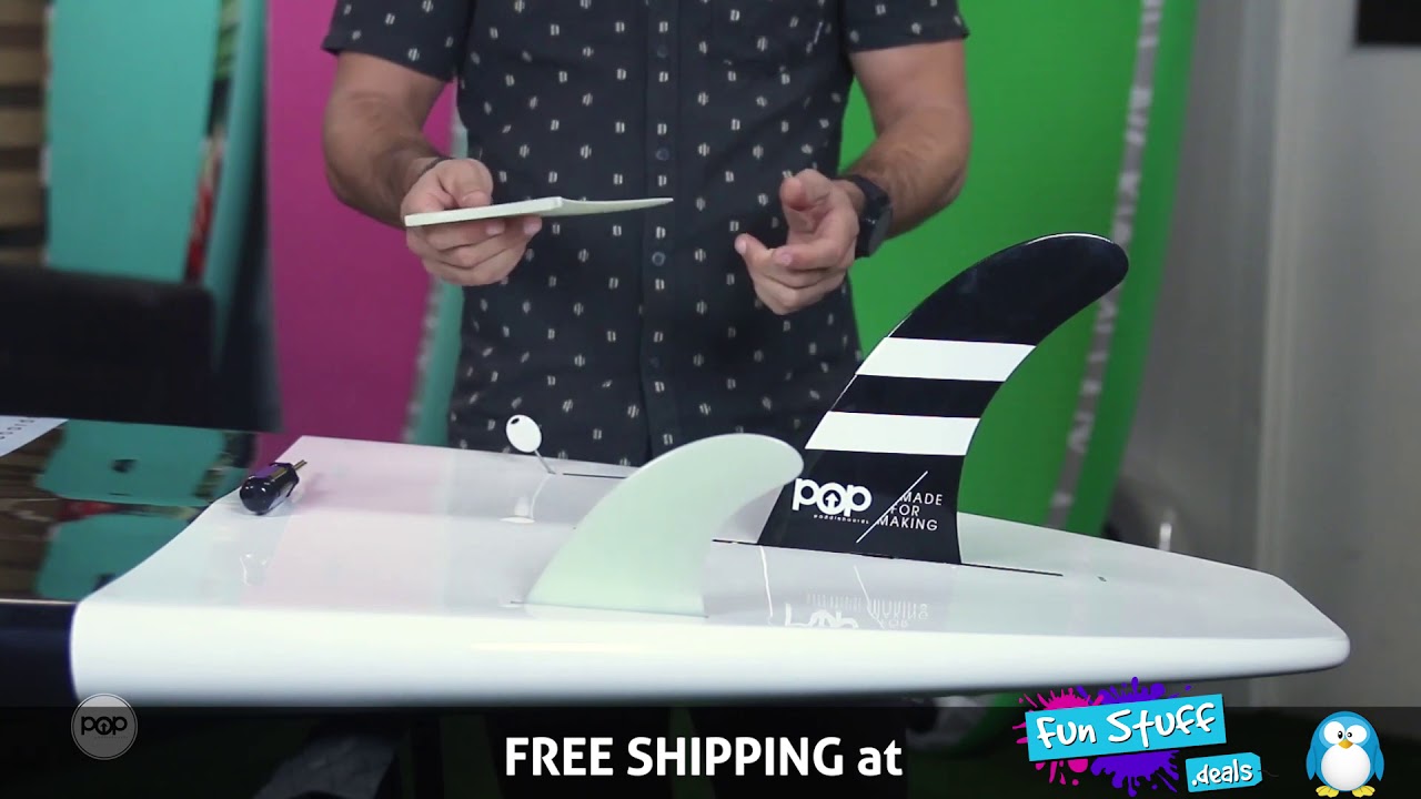 How To Install Your Fin On Your Solid/Rigid Paddle Board (SUP) - YouTube