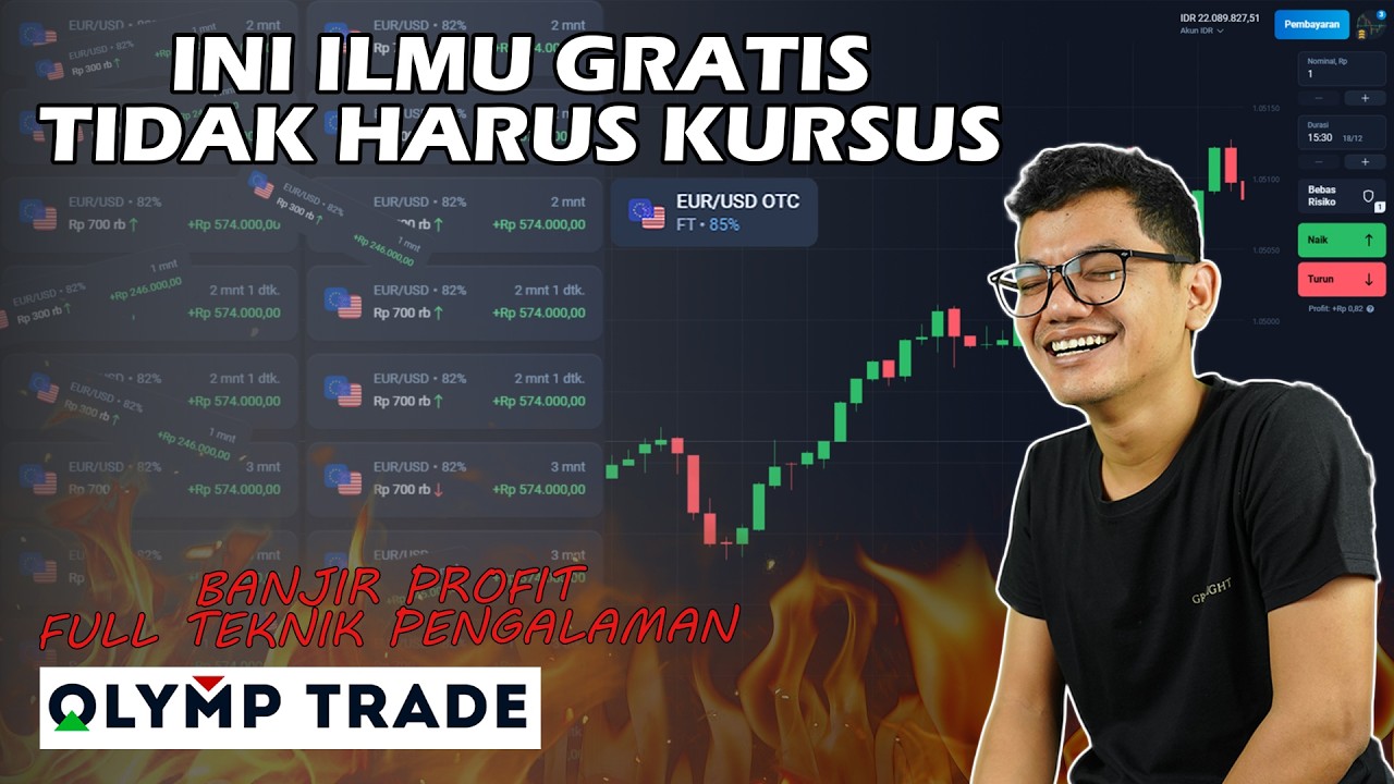 teknik trading olymp trade 15 detik paling ampuh bantai olymptrade - YouTube