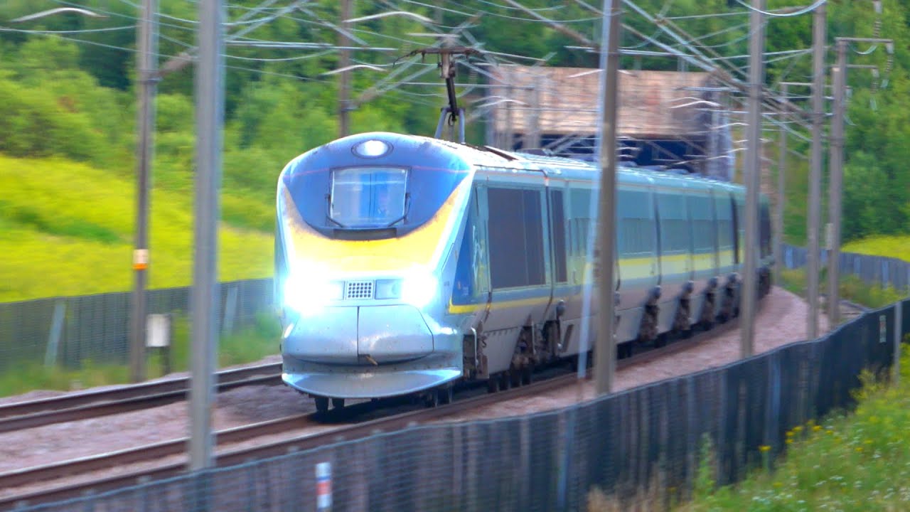Summer Evening Spotting High Speed Trains at Boxley Tunnel, HS1 - 04/07 ...