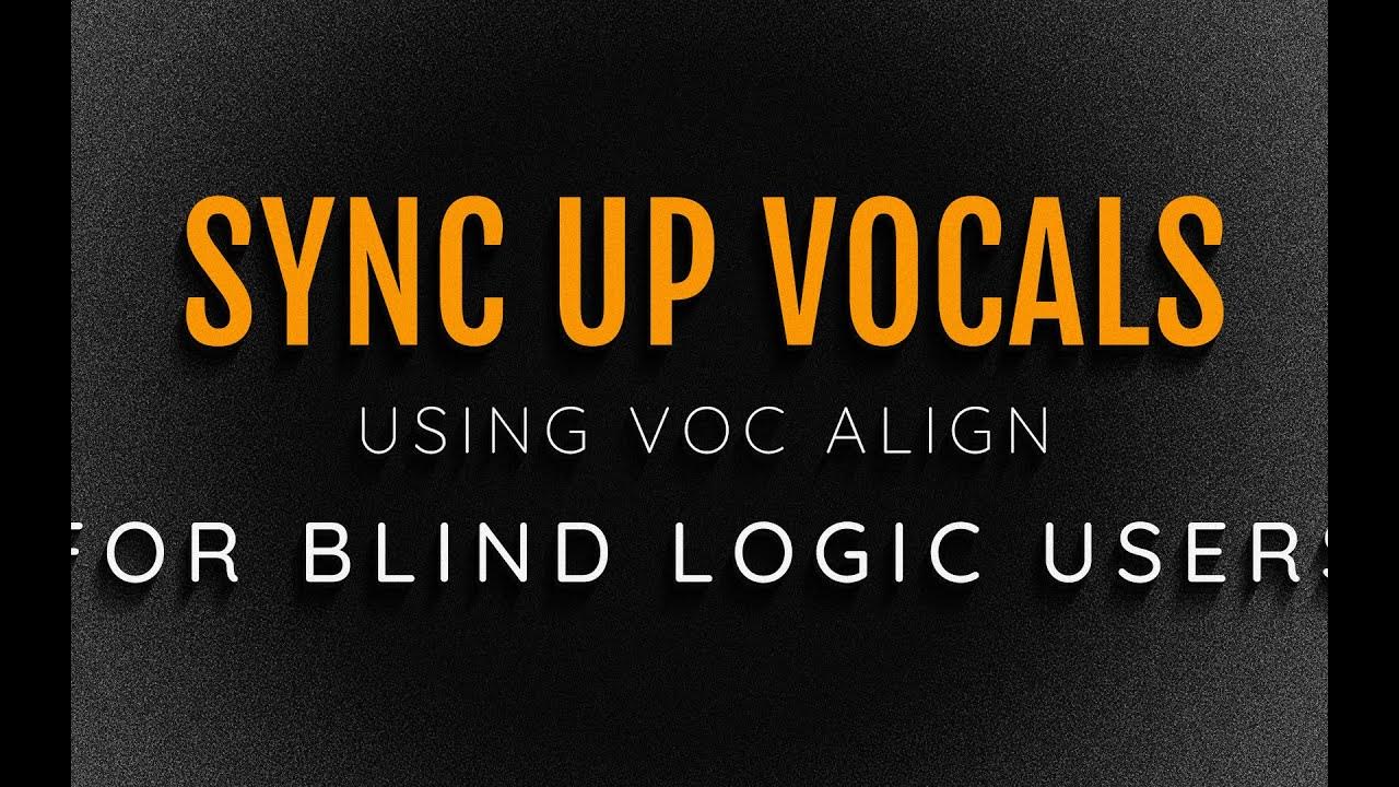 This Plug In Tightly Syncs Up All Your Vocals Using VocAlign Project 5 In Logic Pro for Blind ...