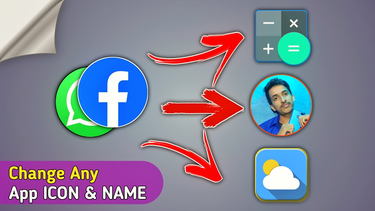 How to Change App Icon and App Name in Any Android Device | Set your ...