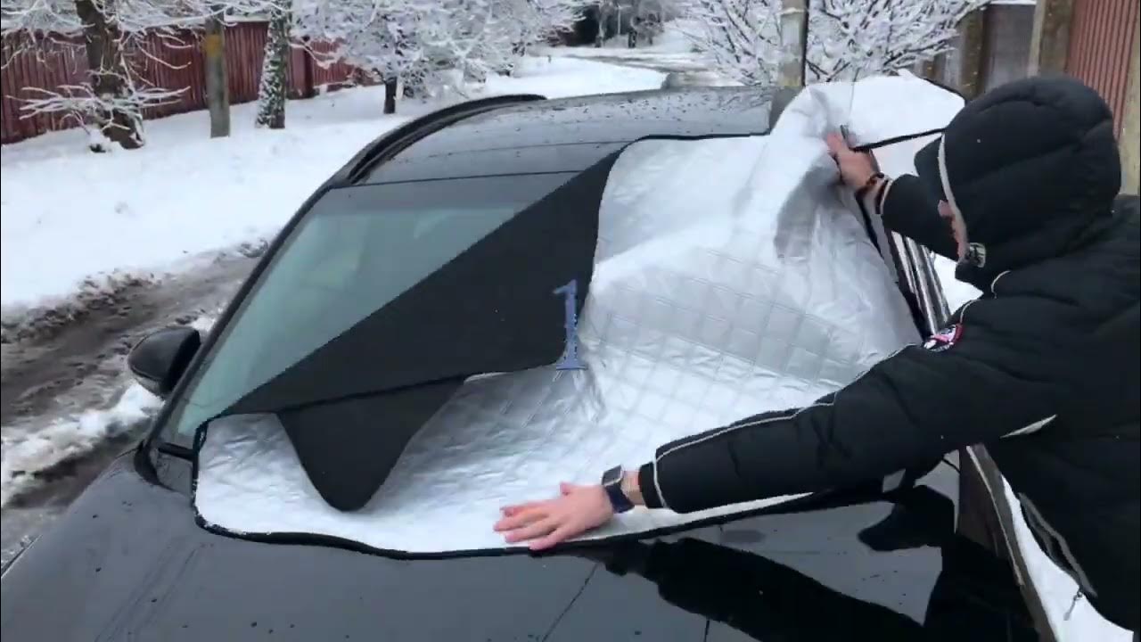 Накидка на лобовое стекло автомобиля - YouTube