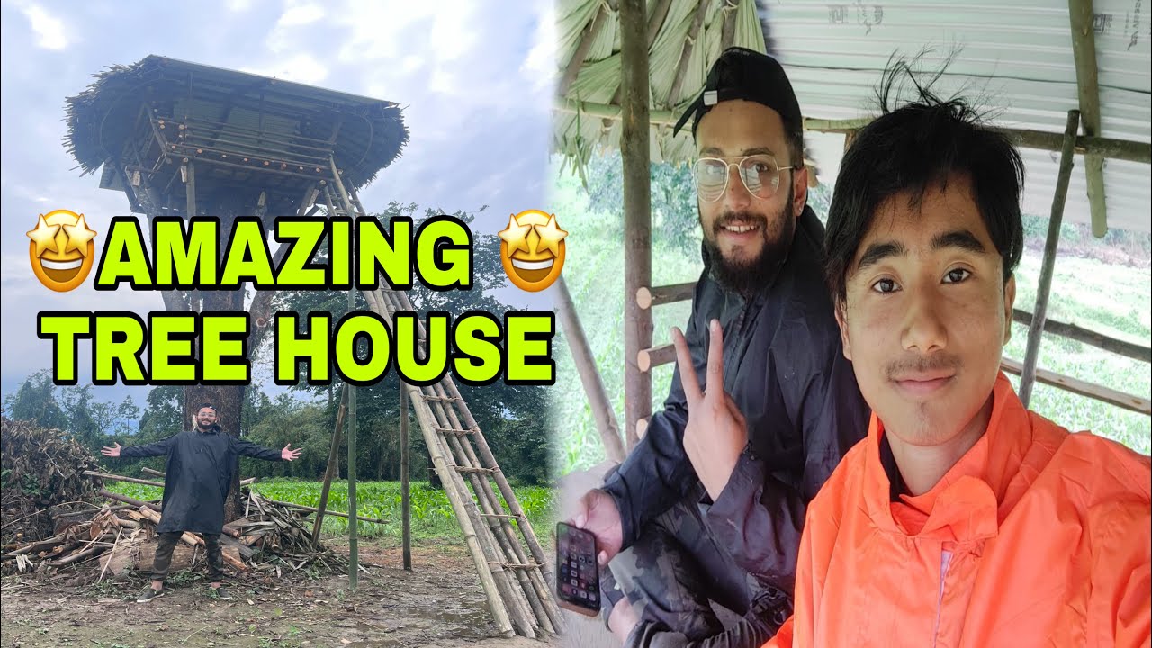 AISA TREE HOUSE KABHI DEKHA NHI HOGA||VISITED THE LARGEST MAIZE FIELD ...