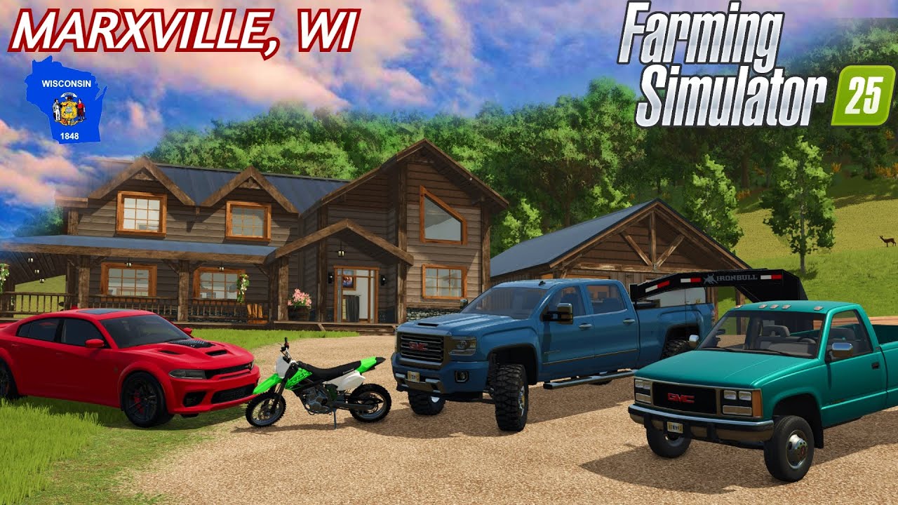 BUILDING $1M DREAM FARM HOUSE!!! (CHARGER OBS AND MORE!!!) | Marxville ...