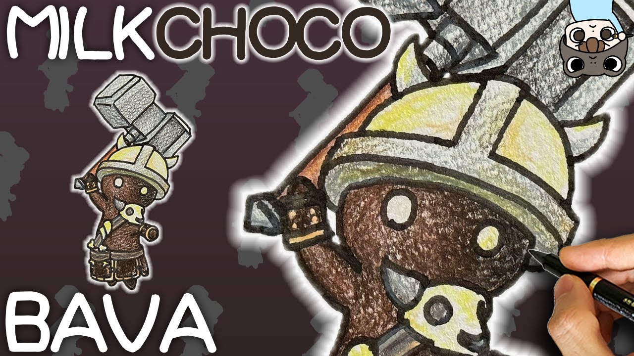 【MILKCHOCO】How to draw BAVA | step by step - YouTube