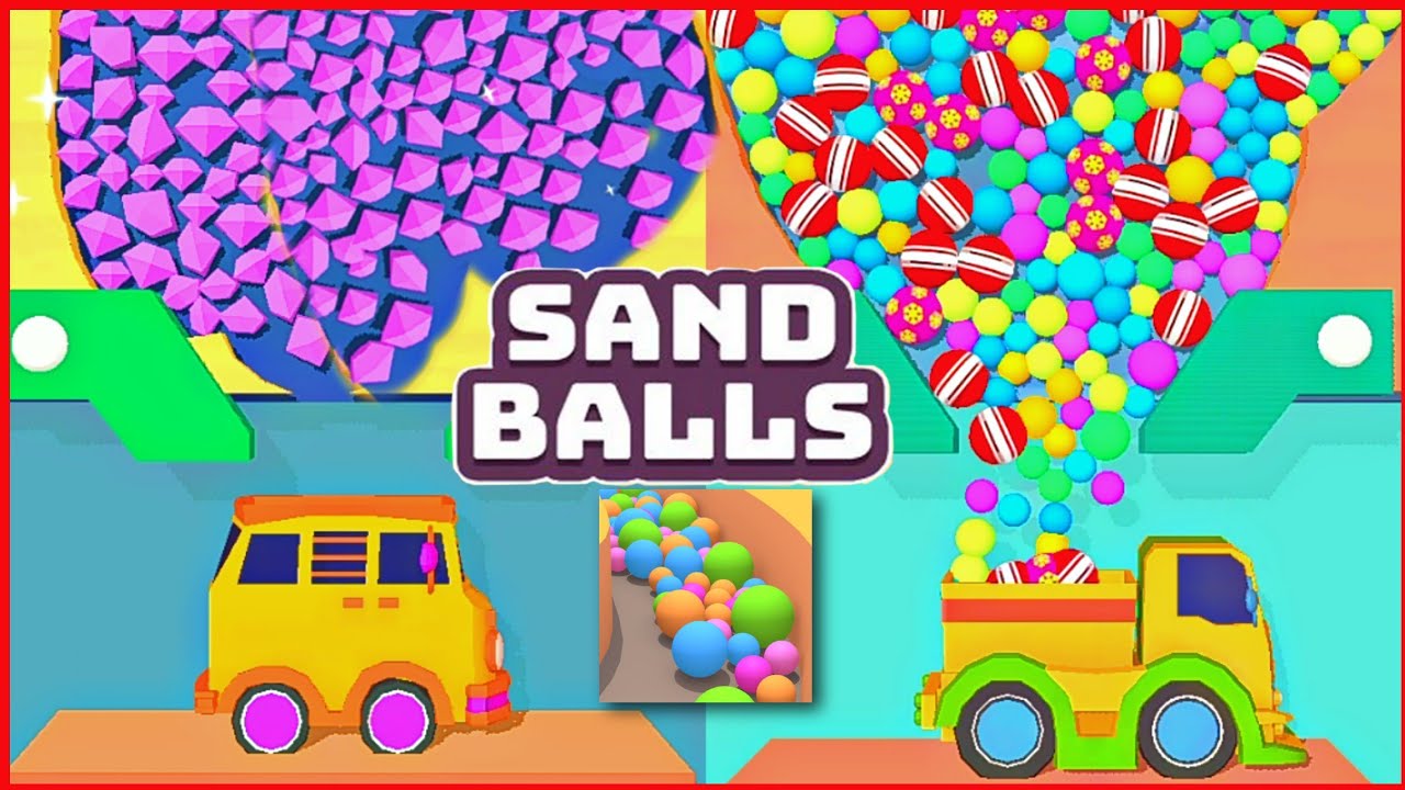 *NEW BALLS* SAND BALLS - Gameplay Walkthrough Level 368 to 378 || All ...