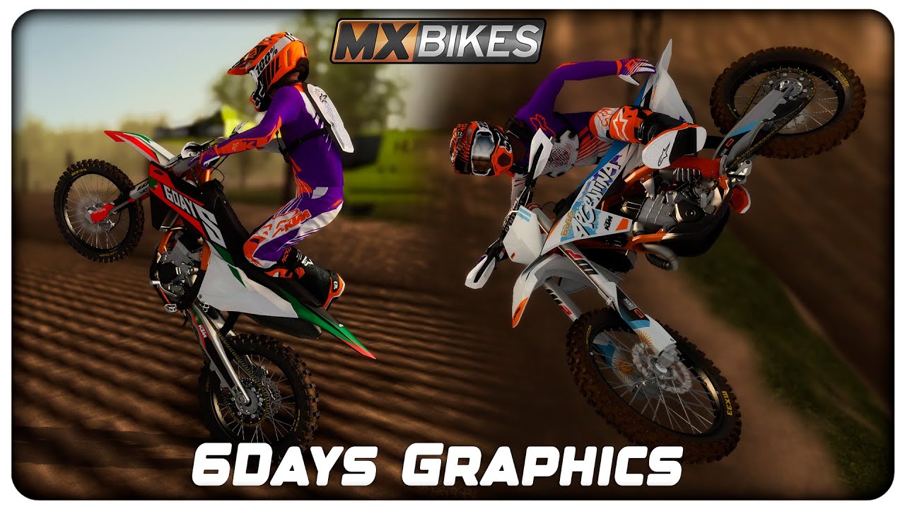 MX Bikes - 2023 KTM SXF – 6Days Portugal + Argentina Graphics - YouTube