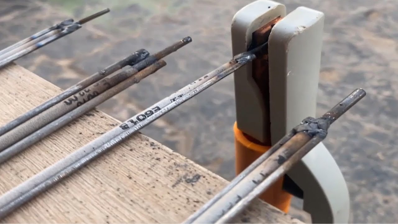 Testing the best type of electrode welding wire - YouTube