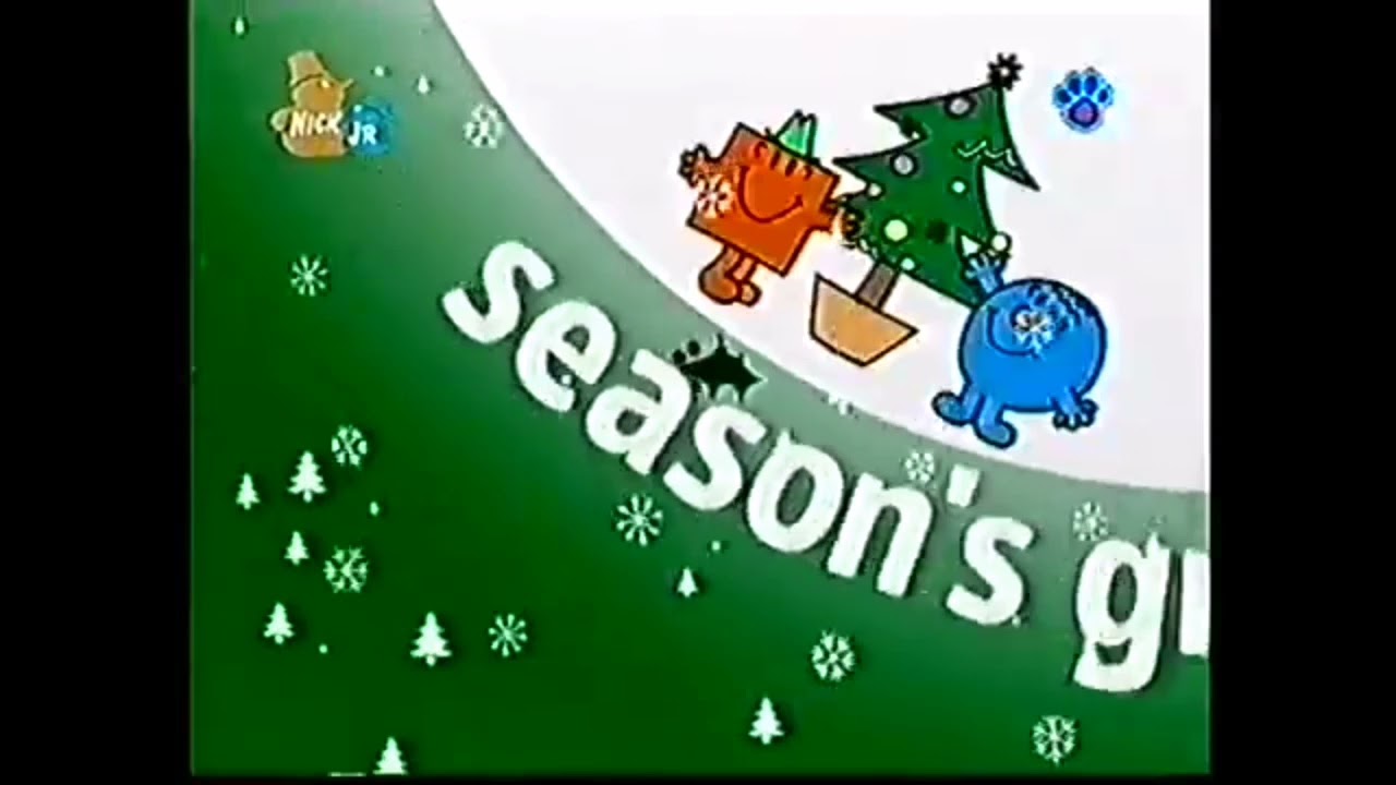 Nick Jr uk Christmas ident with characters 2 (super rare)(2002-2004 ...