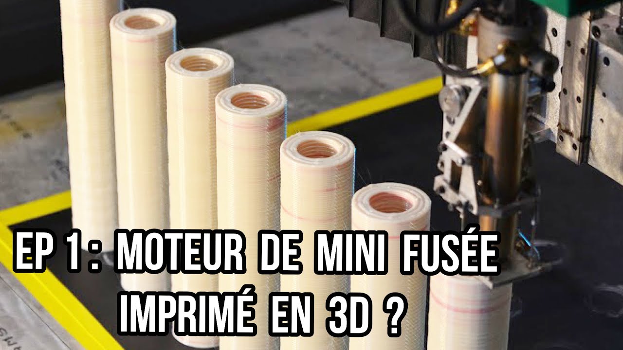 Episode 1 - 1er design - Moteur de mini fusée imprimé en 3D - YouTube