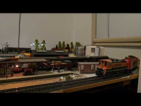 BNSF 3450 på arbejde. - YouTube
