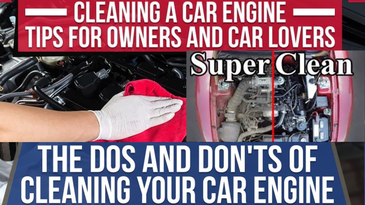 CAR Engine cleaning at home.Waterless car wash - YouTube