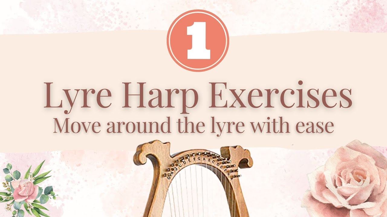 Lyre Harp 1st Exercise - YouTube