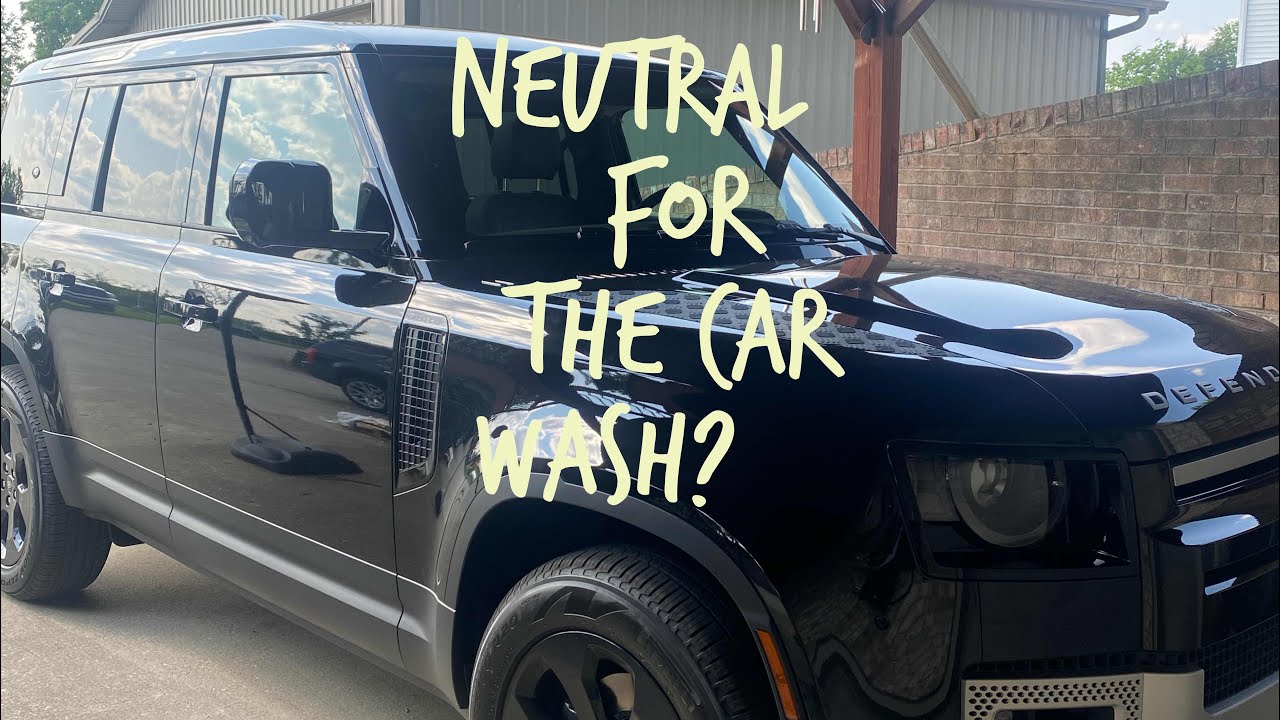 Taking the Land Rover Defender Through an Automatic Car Wash - YouTube
