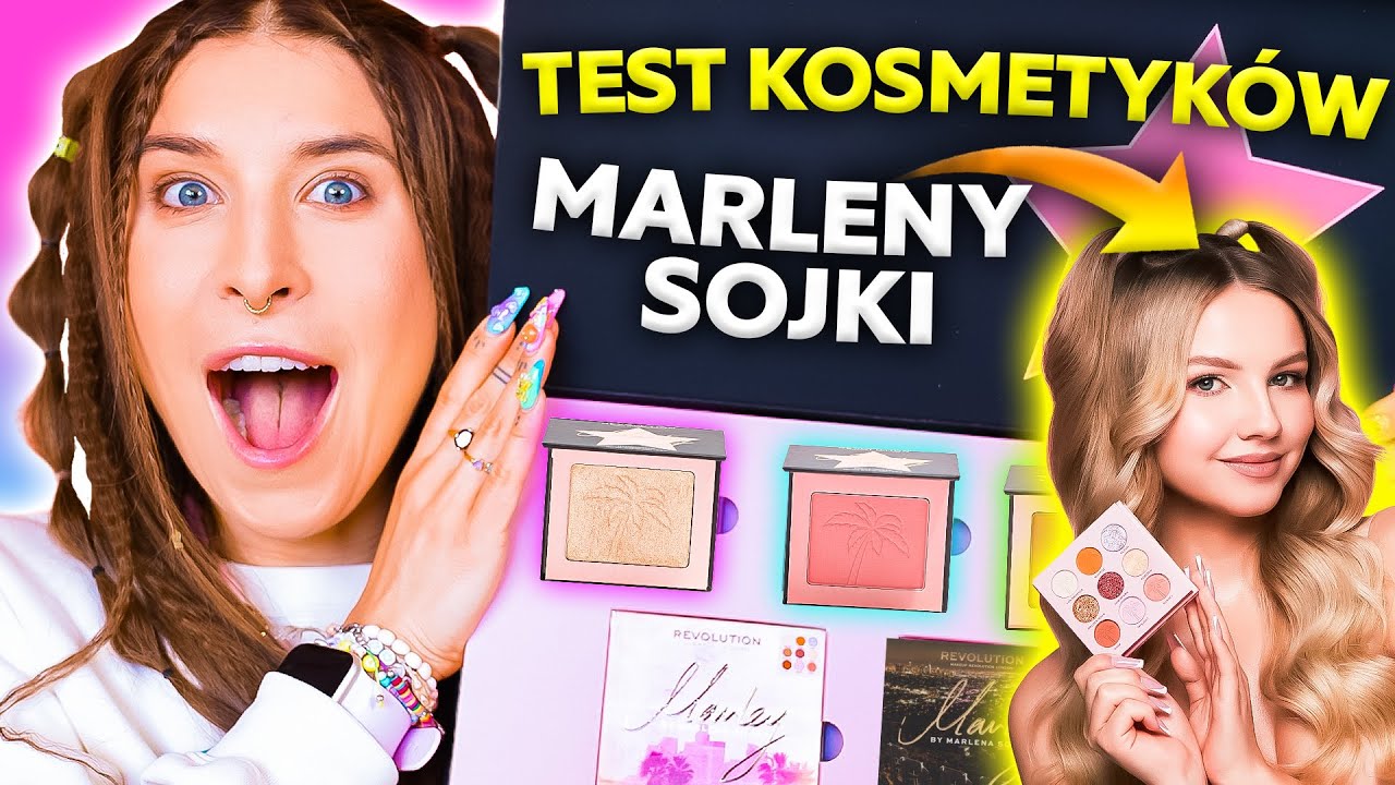 ♦ TESTUJĘ KOSMETYKI TIKTOKERKI MARLENY SOJKI - SZCZERY TEST Revolution ...