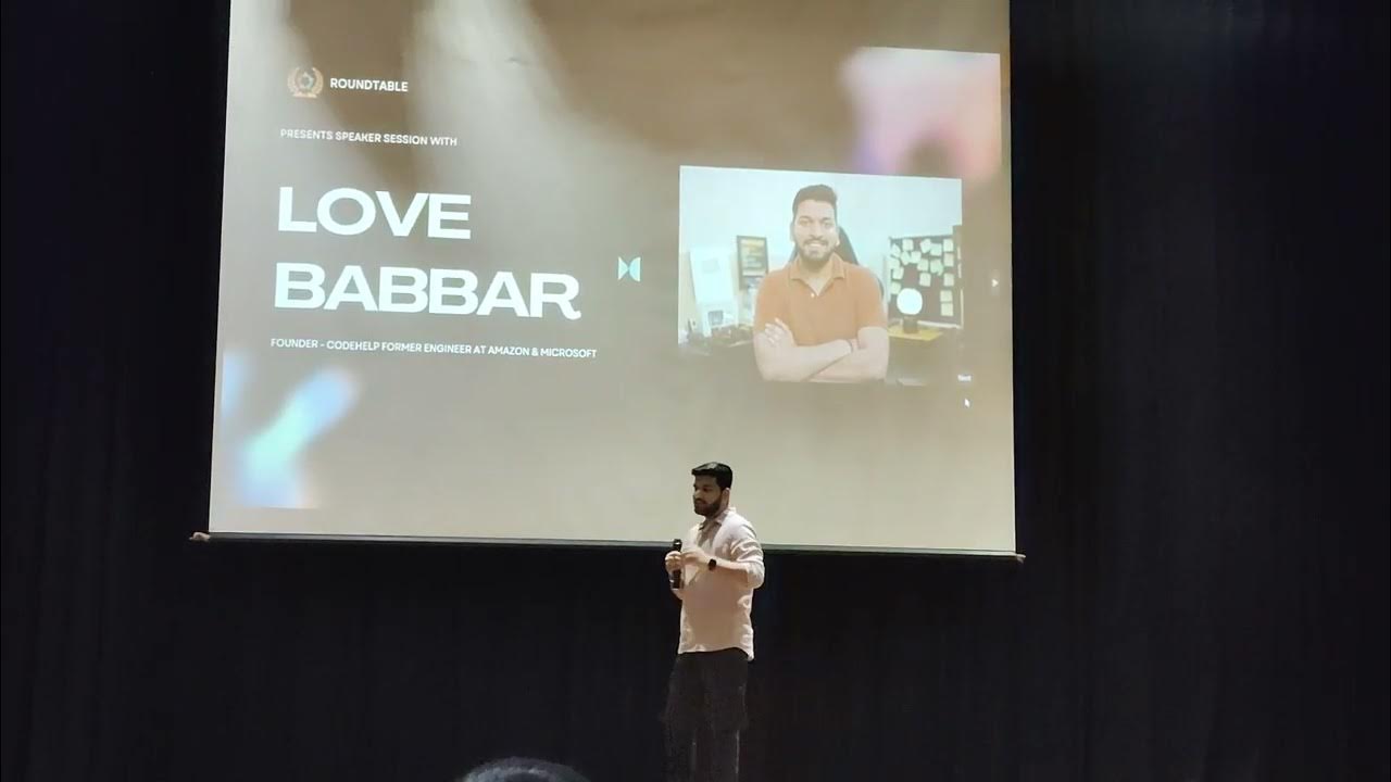 Love Babbar Amazing Seminar at DTU 😍🔥 - YouTube