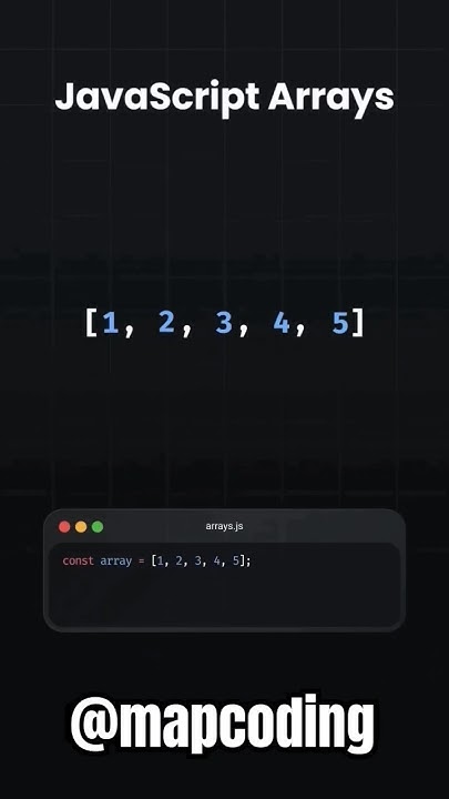Javascript Arrays #shorts #javascript #programming #ytshorts - YouTube