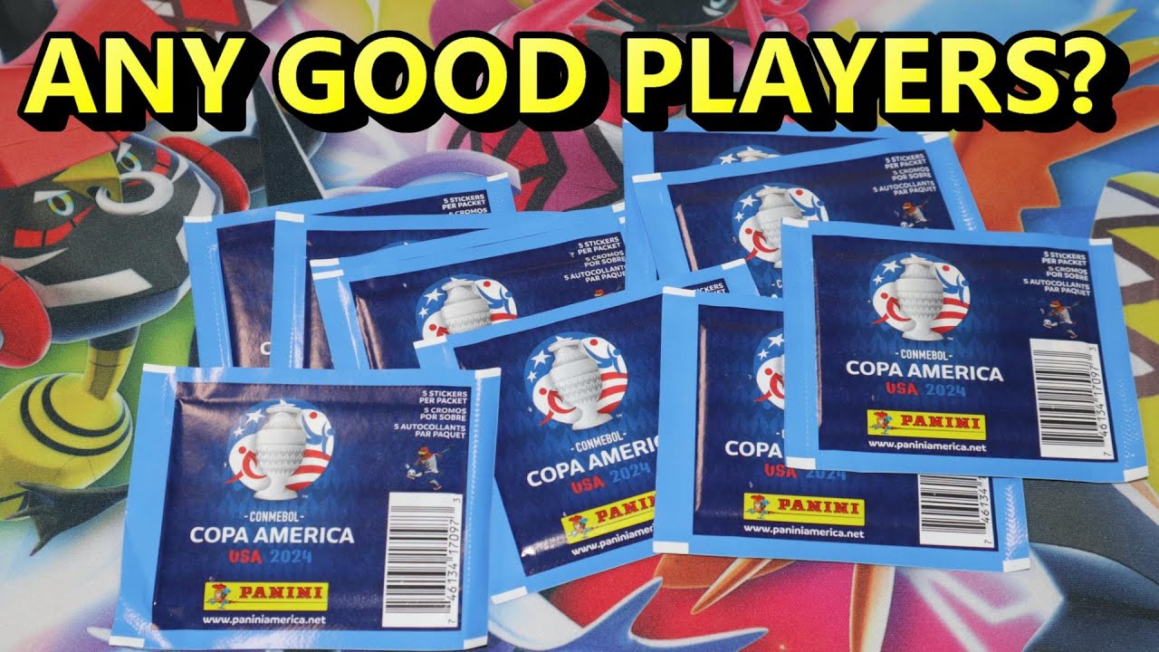 2024 Conmebol Copa America Ten Sticker Packs - YouTube
