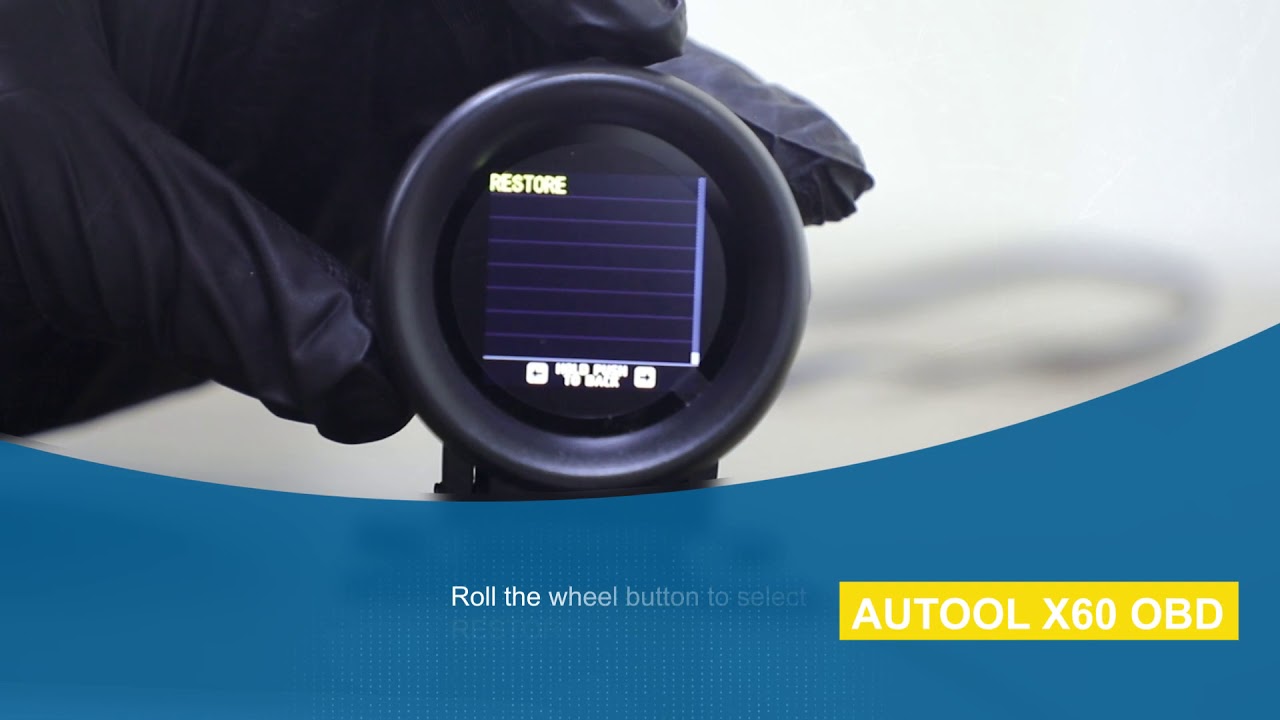 How to Reset AUTOOL X60 OBD2 Multi-function Meter - YouTube