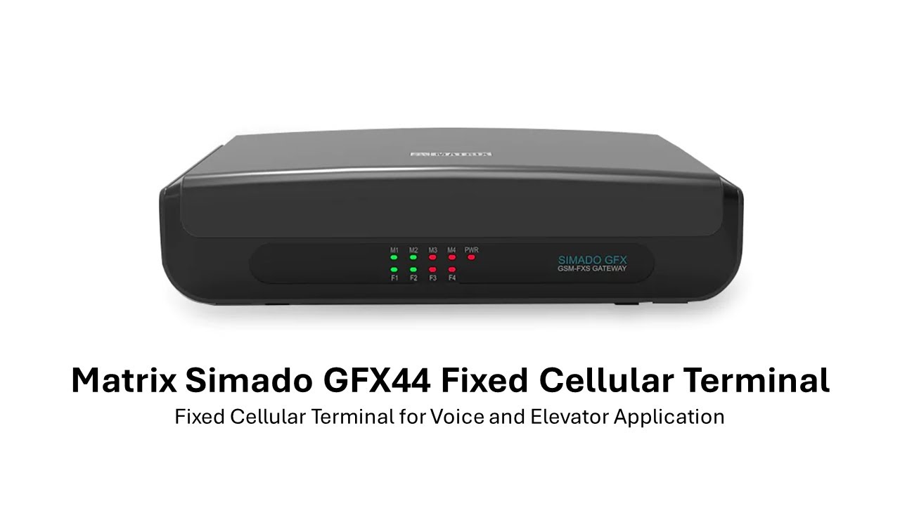 Matrix Simado GFX44 - GSM Fixed Cellular Terminal Device (GSM FCT ...
