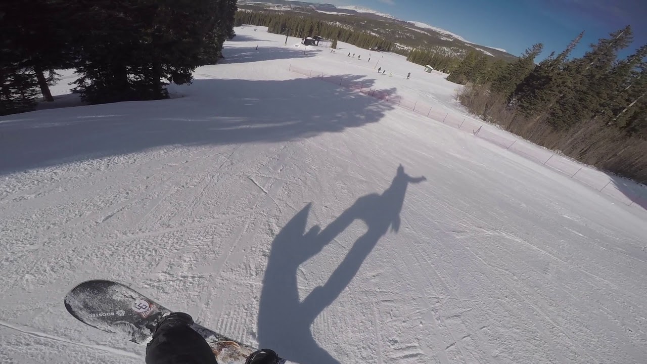 First Time Hitting rails on a snowboard - YouTube