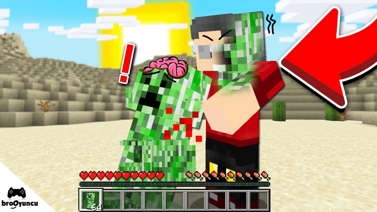 BRO OYUNCU HER ŞEYİ YİYOR - MİNECRAFT - YouTube