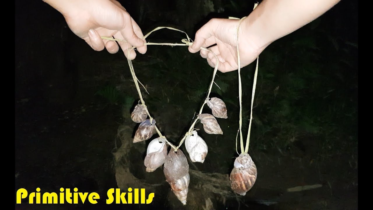 Primitive Skills: Make Primitive Jewelry From The Snails-Shell ...