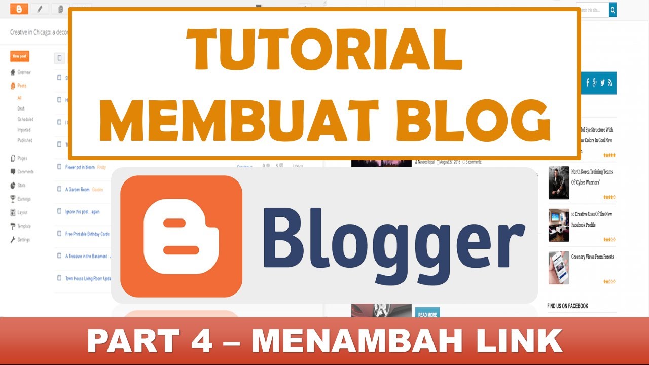 Menambahkan Link di Postingan Blogspot / Blogger | Tutorial Blogger ...